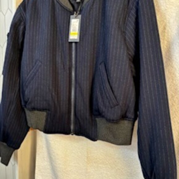 Kenneth Cole | Jackets & Coats | Kenneth Cole Navy Bomber Jacket Nwt ...